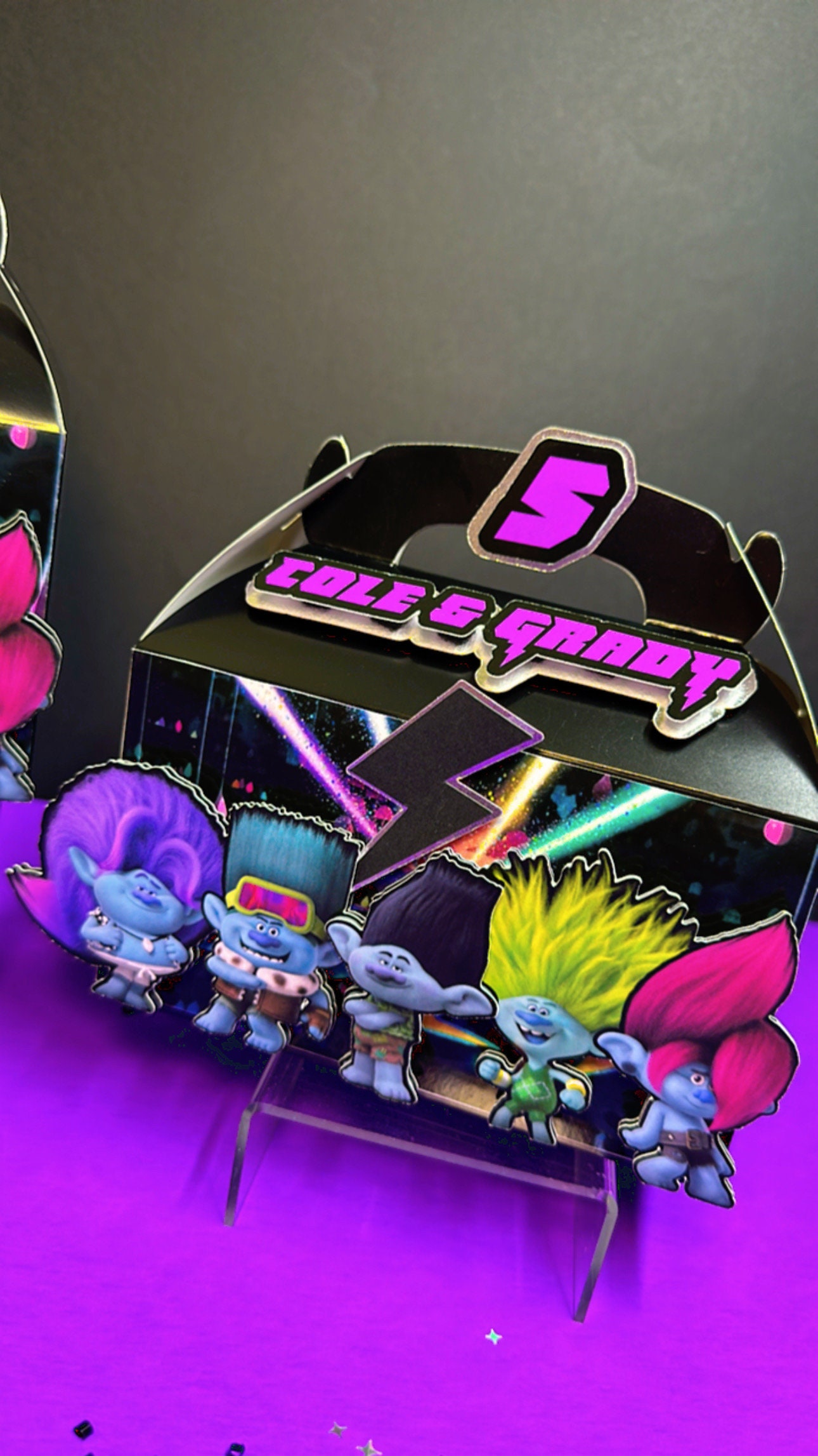 Trolls Favor Boxes Brozone Candy Boxes, Brozone Gable Boxes, Brozone ...