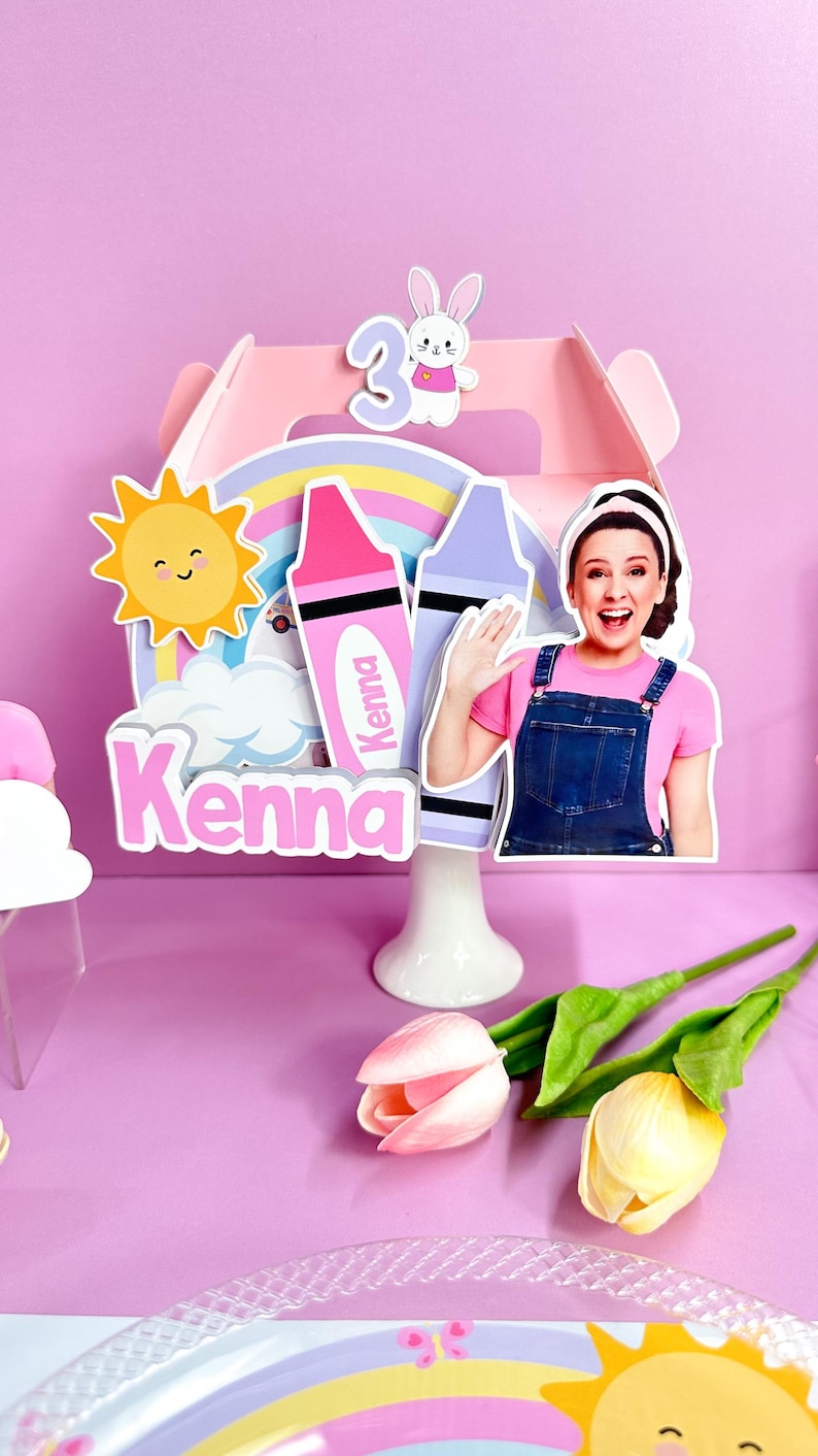 Ms Rachel Inspired Gable Boxes | Personalized Birthday Favor Boxes ...