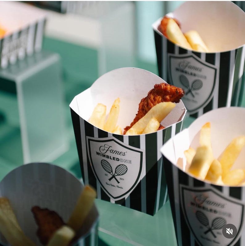 Custom French Fry Box, Personalized Food Boxes for Parties, Wedding ...