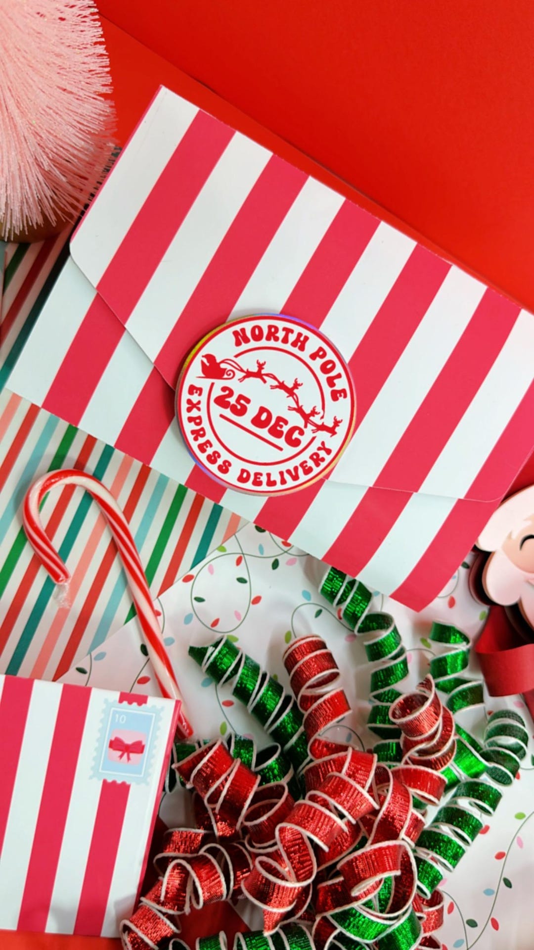 Santa Mailbox, Activity Box , Christmas Craft for Kids With Ornament ...