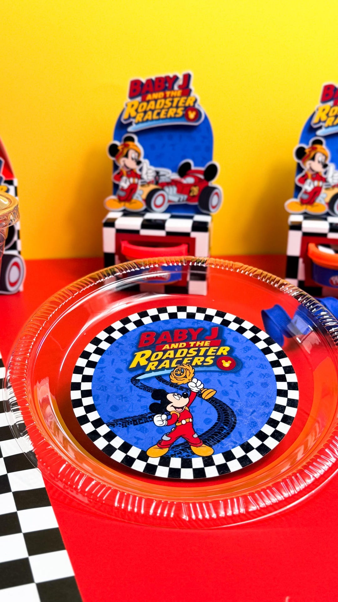 Custom Party Plates, Custom Kids Table Decor, Personalized Kids Table ...