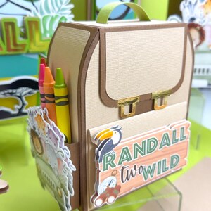 Safari Backpack, Two Wild Favor Boxes, Wild One Favor Boxes, Safari ...
