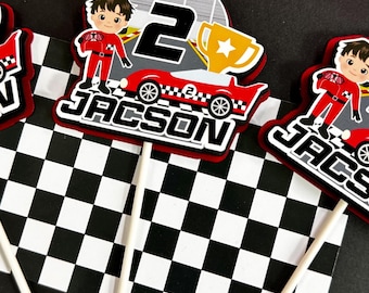 Two Fast Birthday, Fast One Cake Topper, Race Car Birthday Cake Topper ...