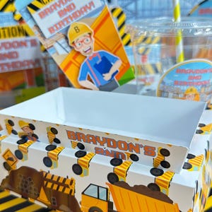 Custom Snack Tray Box for Kids, Personalized Party Food Tray Set W/ Cup ...