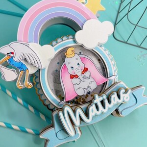 Dumbo Baby Shower Cake Topper: Elephant Party Decor - Etsy