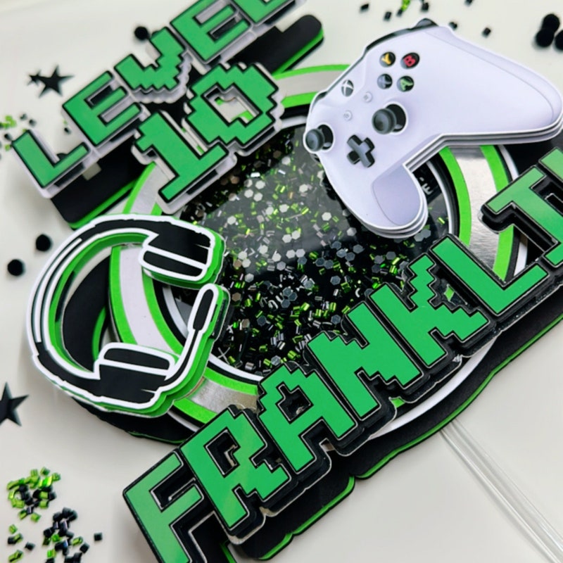 Gaming Cake Topper - Etsy