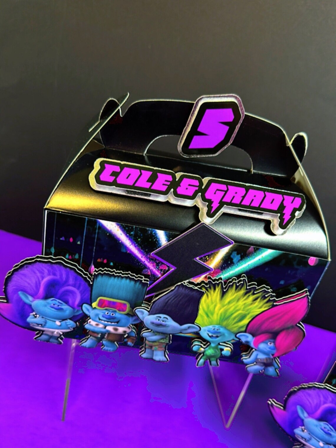 Trolls Favor Boxes Brozone Candy Boxes, Brozone Gable Boxes, Brozone ...