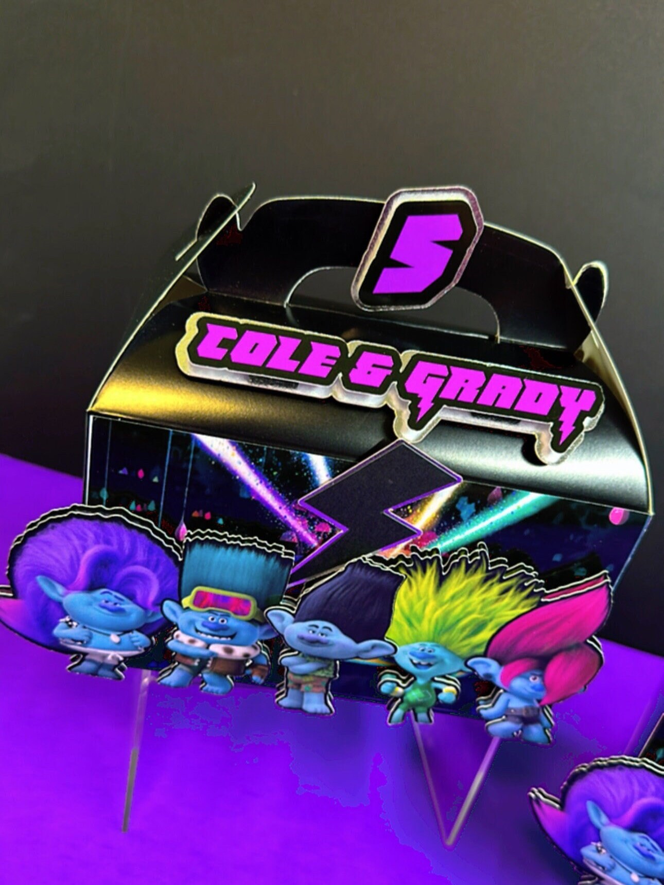 Trolls Favor Boxes Brozone Candy Boxes, Brozone Gable Boxes, Brozone ...