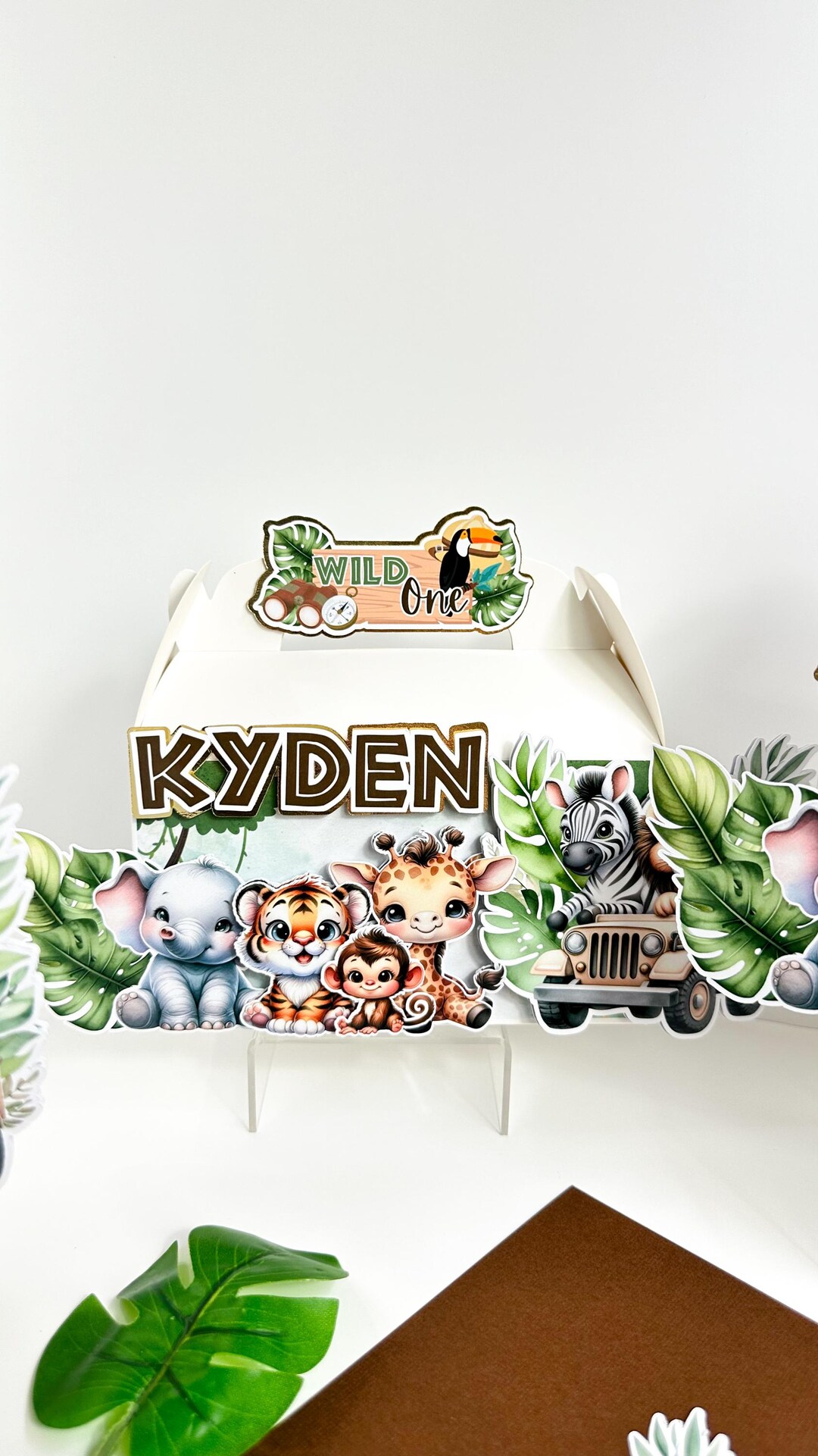 Safari Party Favor Boxes, Safari Birthday Decorations, Safari Party ...