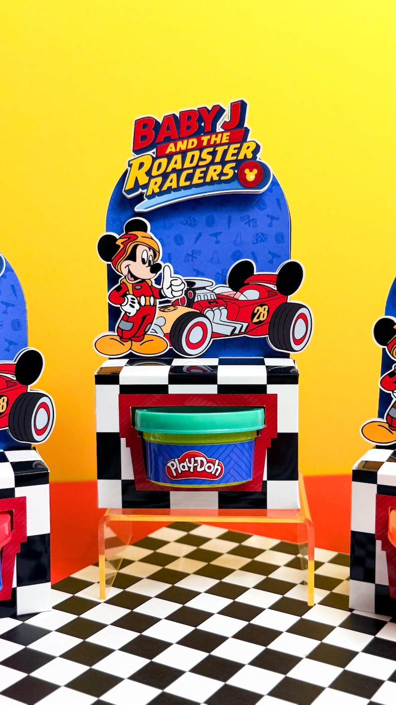 Mickey Roadster Racers Play-doh Activity Boxes Personalized. Mickey ...
