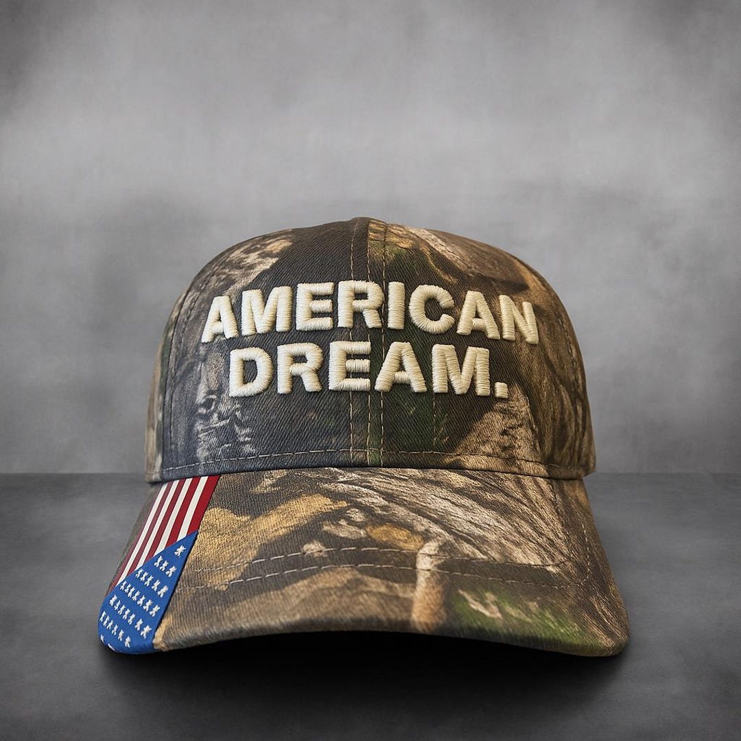 3D Puff American Dream Embroidery Hat - Etsy