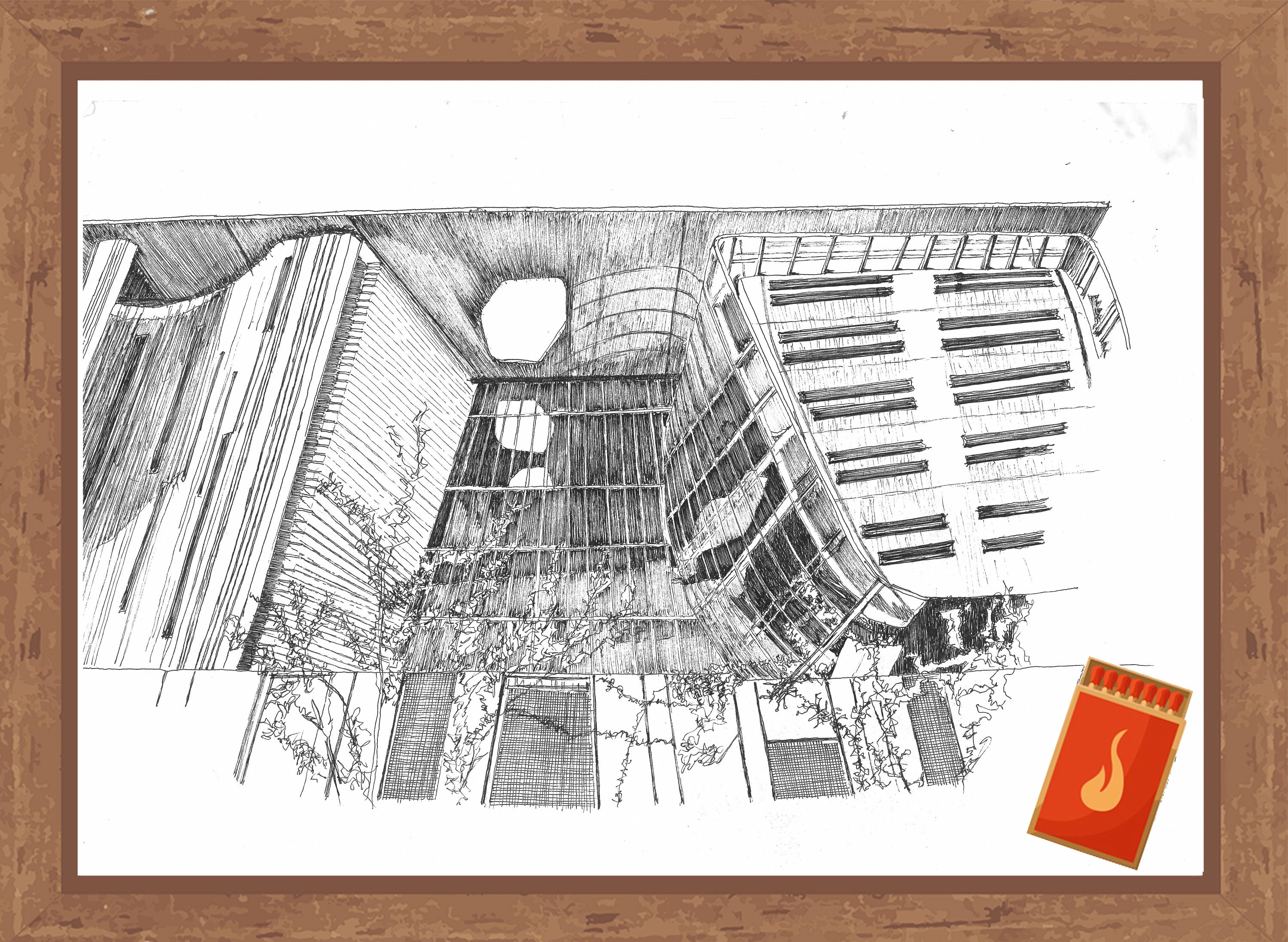 ALEXANDER FORBES SANDTON Hand Drawing - Etsy