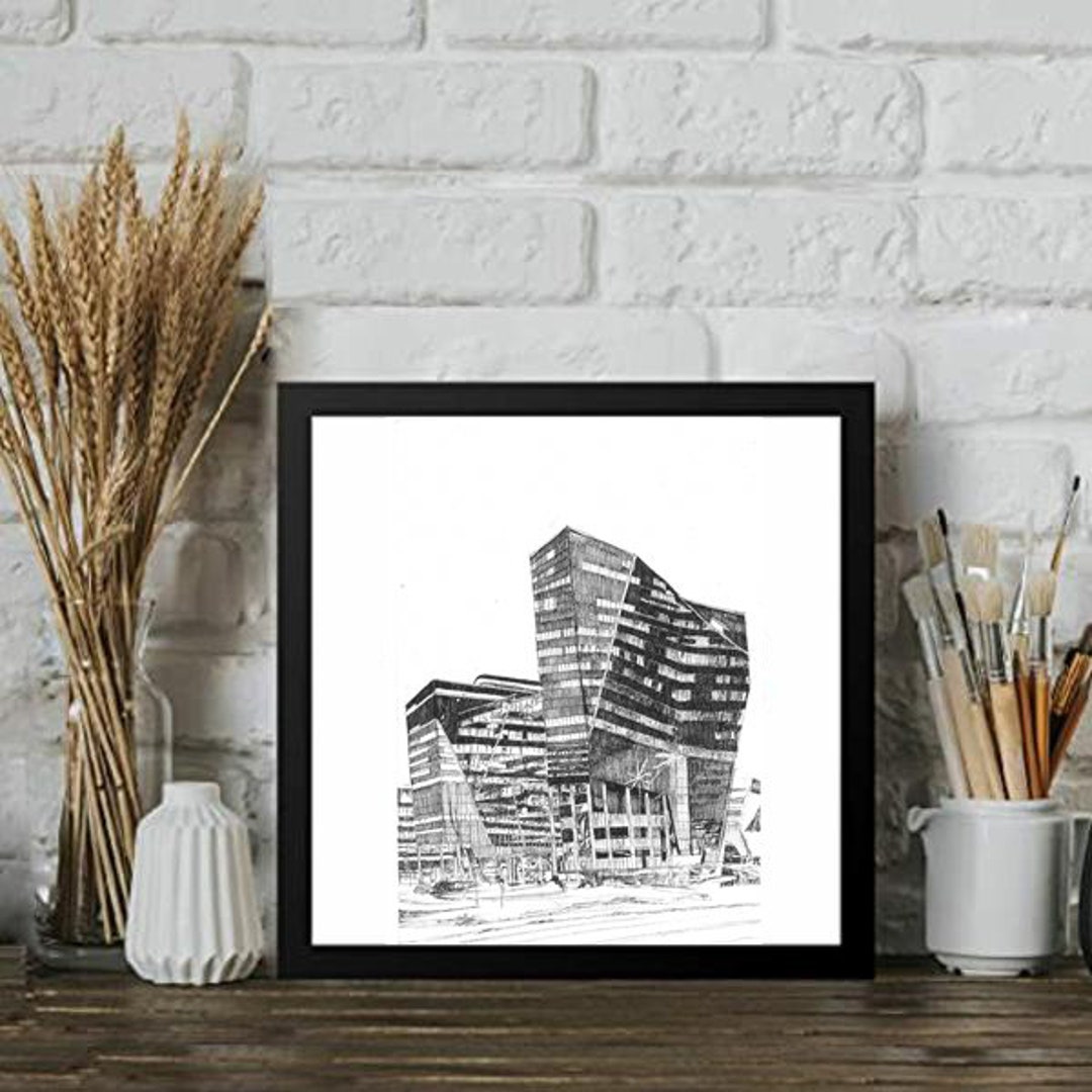 BOWMAN'S BUILDING SANDTON Hand Drawing - Etsy