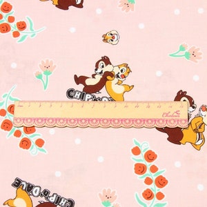 Disney Fabric Chip and Dale Fabric Pure Cotton Cartoon Fabric by the ...