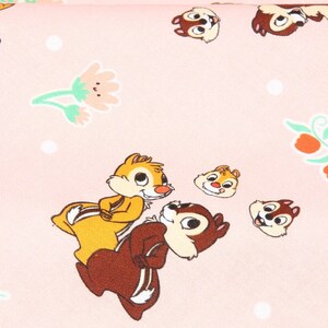 Disney Fabric Chip and Dale Fabric Pure Cotton Cartoon Fabric by the ...