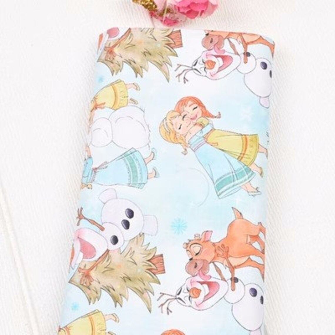 Frozen Disney Princess Fabric Elsa and Anna Fabric Pure Cotton - Etsy