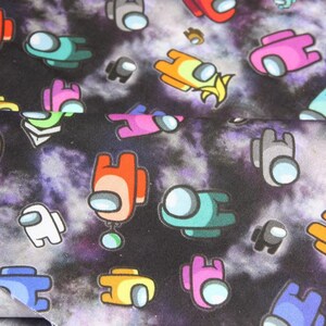 Video Game Fabric Fun Game Fabric Pure Cotton Cartoon Fabric by the ...