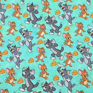 Tom and jerry fabric - Etsy