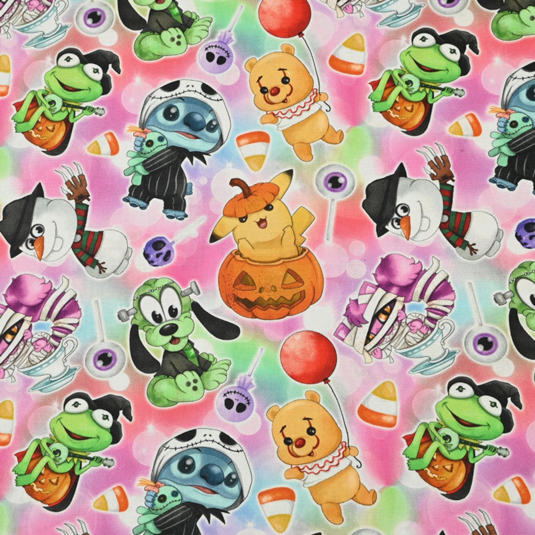 Classic Cartoon Characters Fabric Pure Cotton Cartoon Fabric by the ...