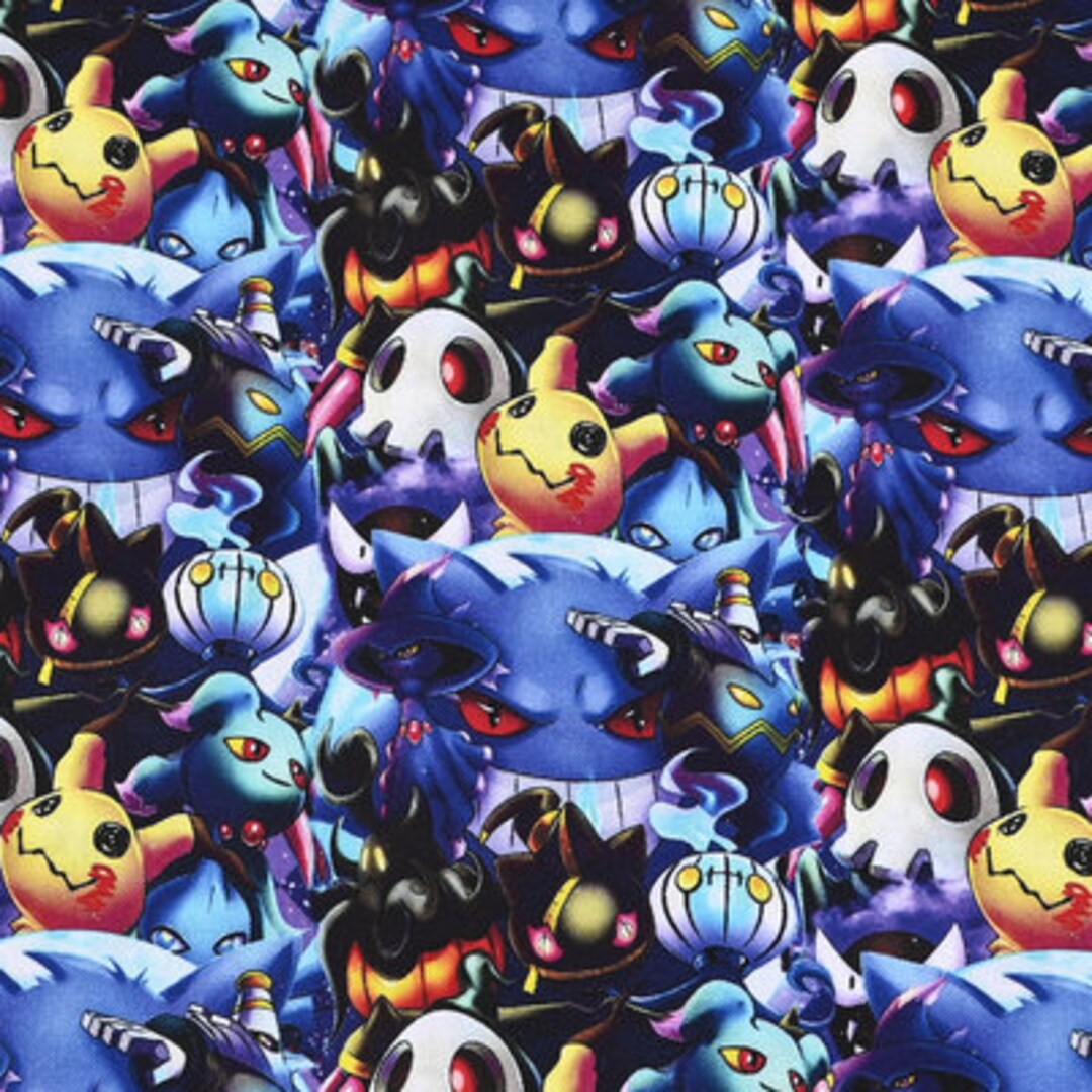Pokemon Fabric Pocket Monster Fabric Pikachu Fabric Pure Cotton Cartoon ...
