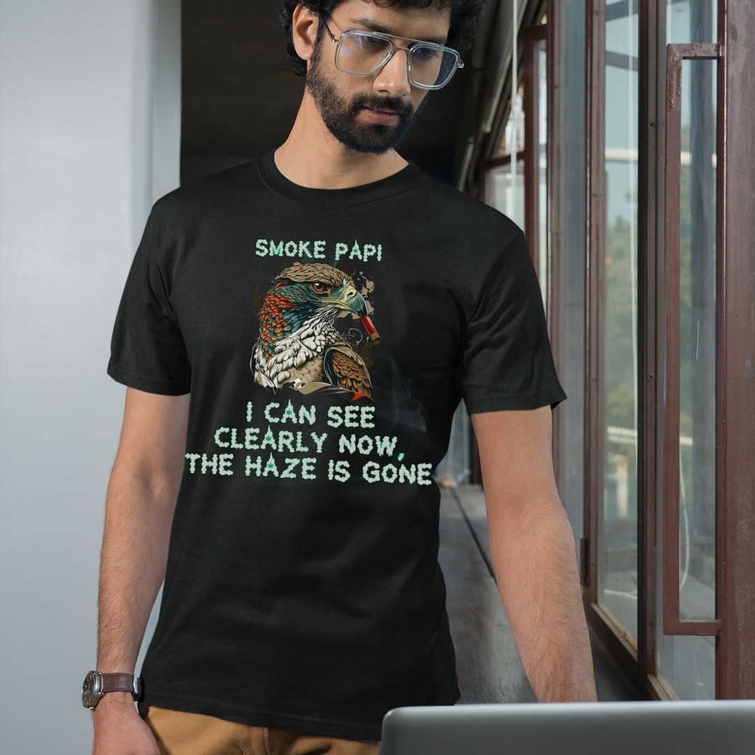 Smoke Papi Raptor T-shirt, Unique Design, Animal Lovers, Cool Gift for ...