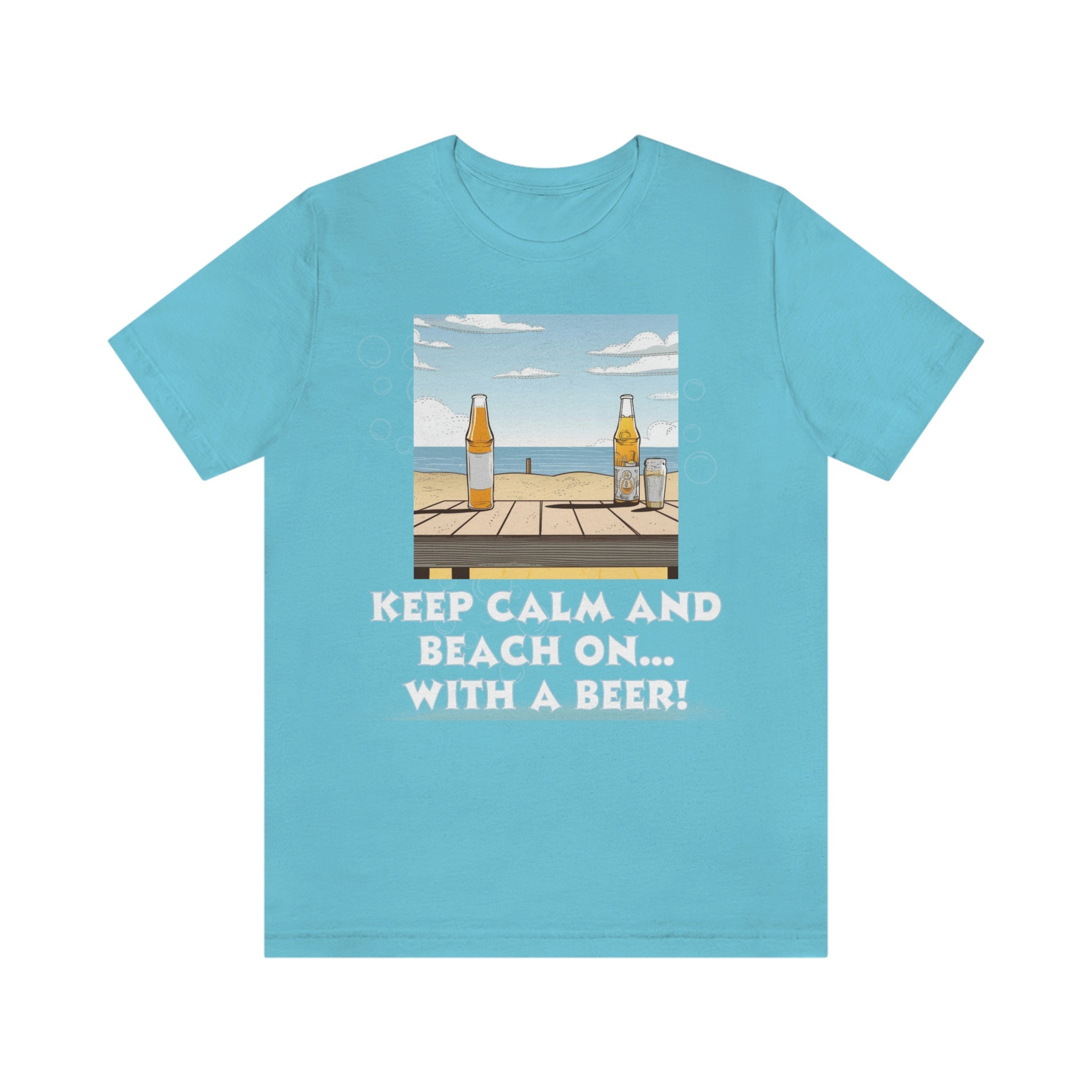 A Tribute to Summer: Charles Schulz Beach Scene Beer T-shirts for Art ...
