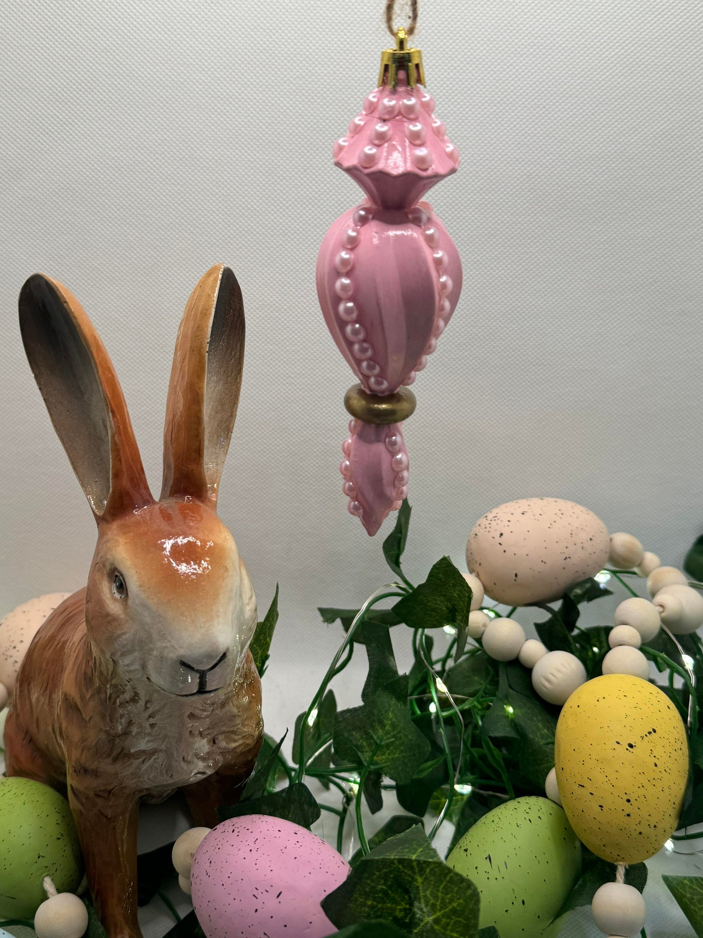 Pastel Easter Tree Ornaments Faux Jadeite Ornaments - Etsy