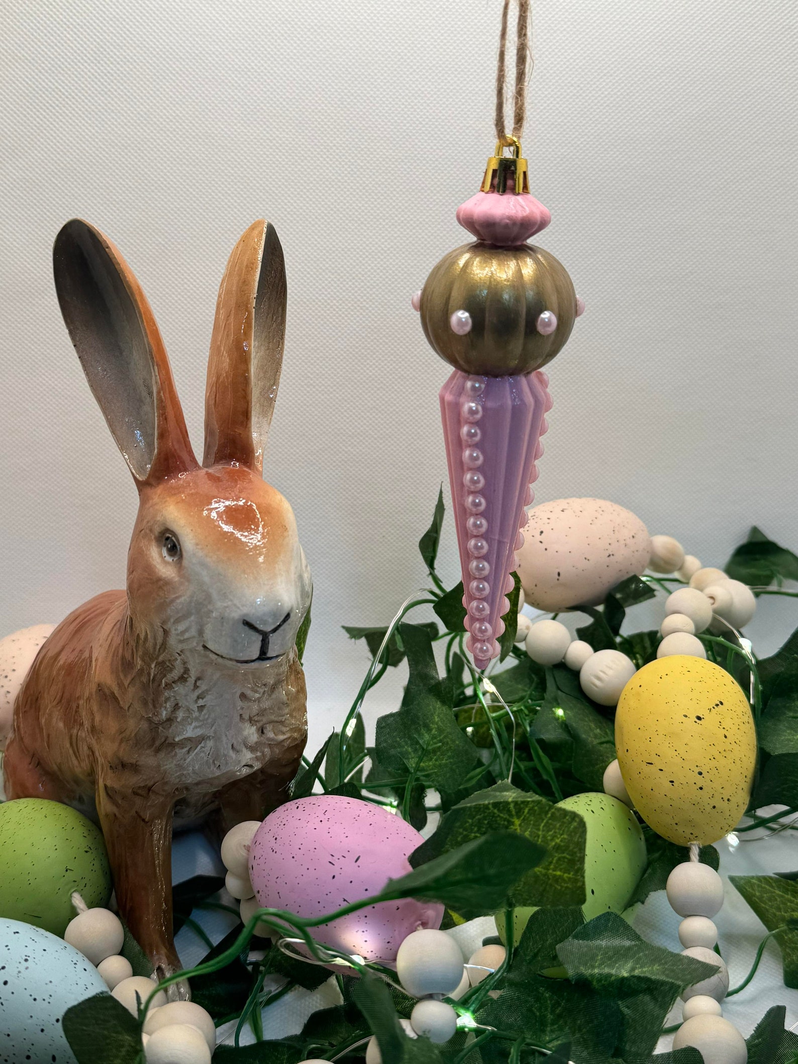 Pastel Easter Tree Ornaments Faux Jadeite Ornaments - Etsy