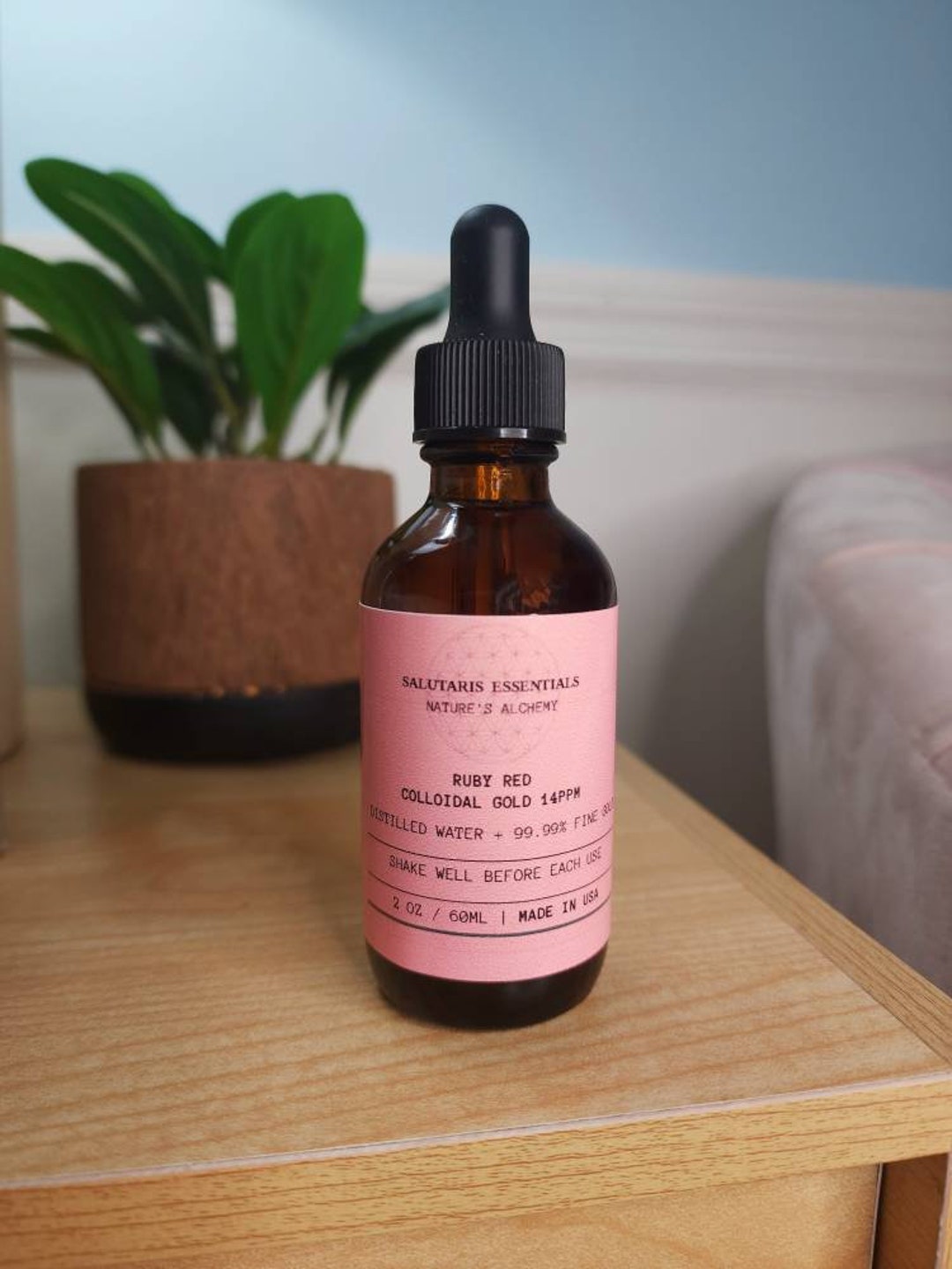 2oz Colloidal Gold Ruby Red 14PPM 24K Brain Enhancing Liquid - Etsy