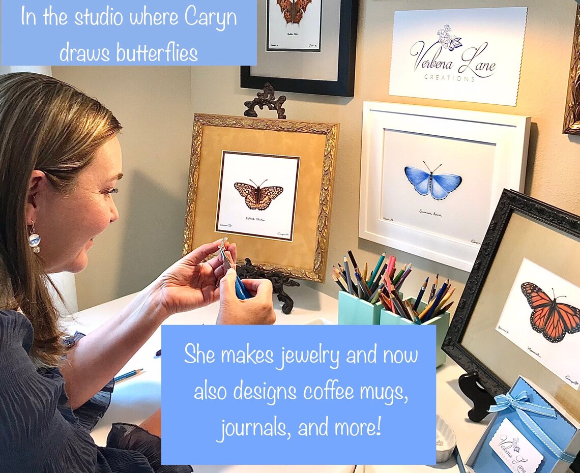 Monarch Butterfly Journal, Unique Notebook With Butterfly Art, Nature ...