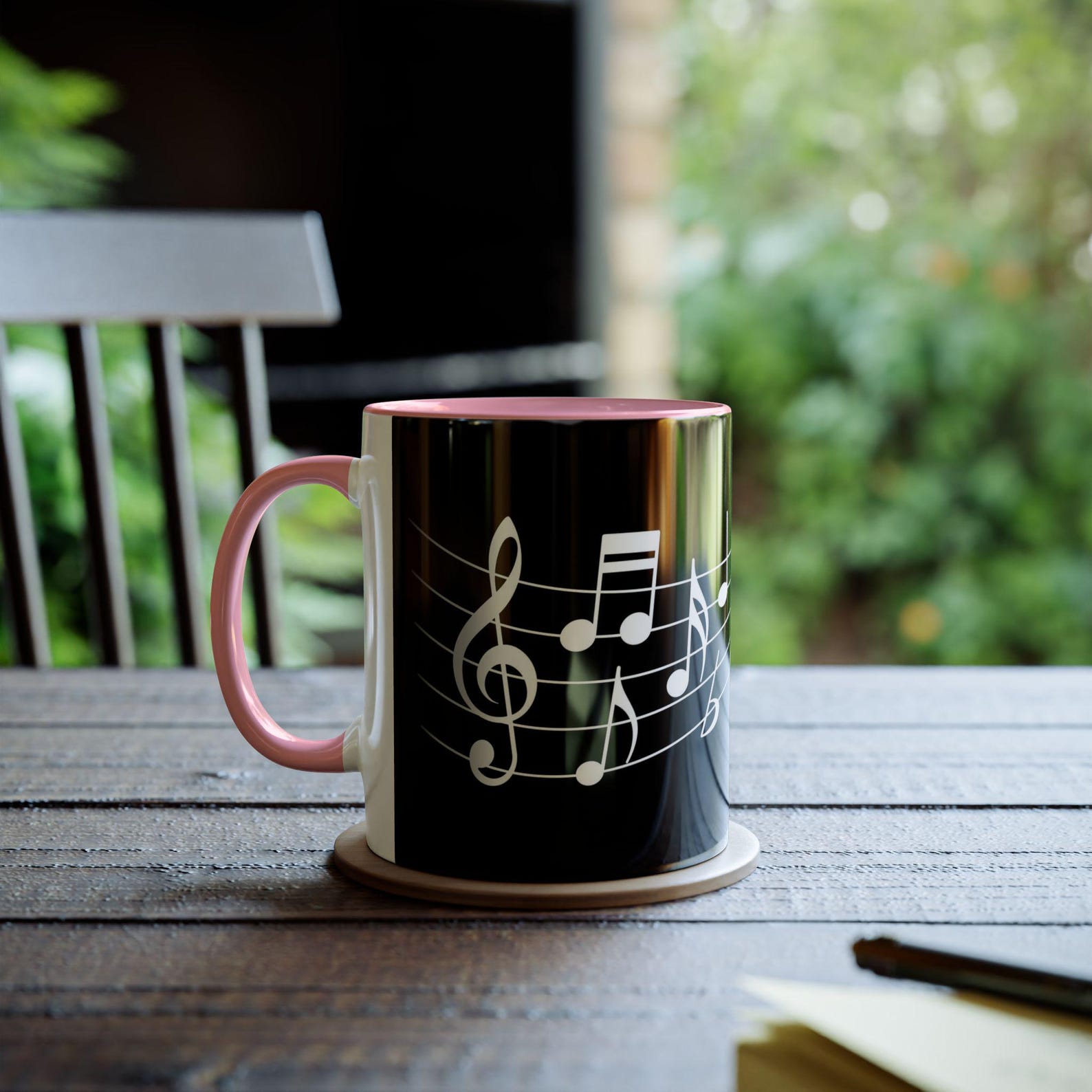 Two-tone Coffee Mugs With Music Notes, 11oz the Perfect Gift for All ...