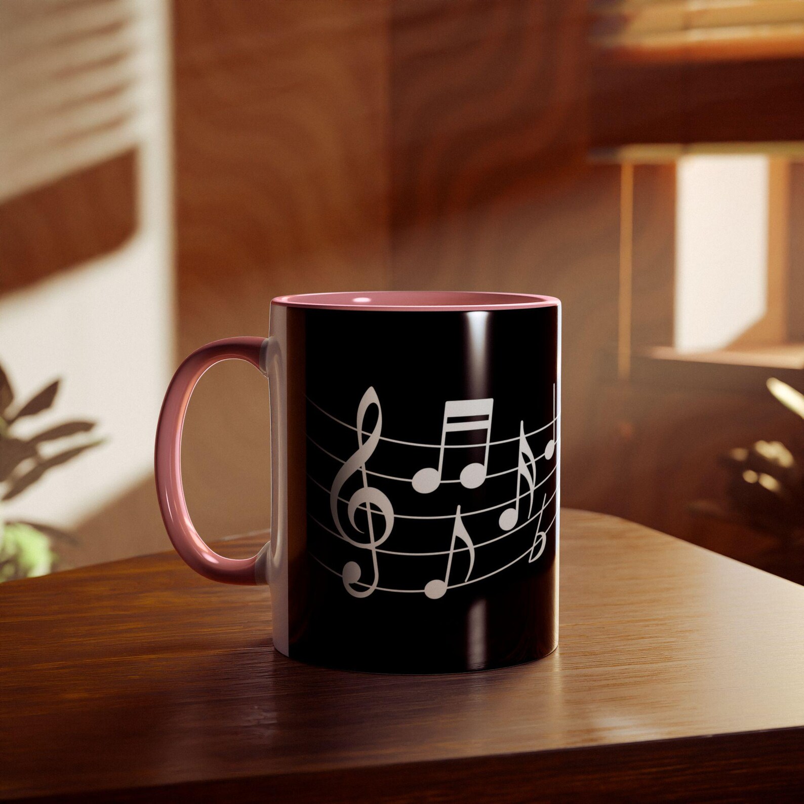 Two-tone Coffee Mugs With Music Notes, 11oz the Perfect Gift for All ...