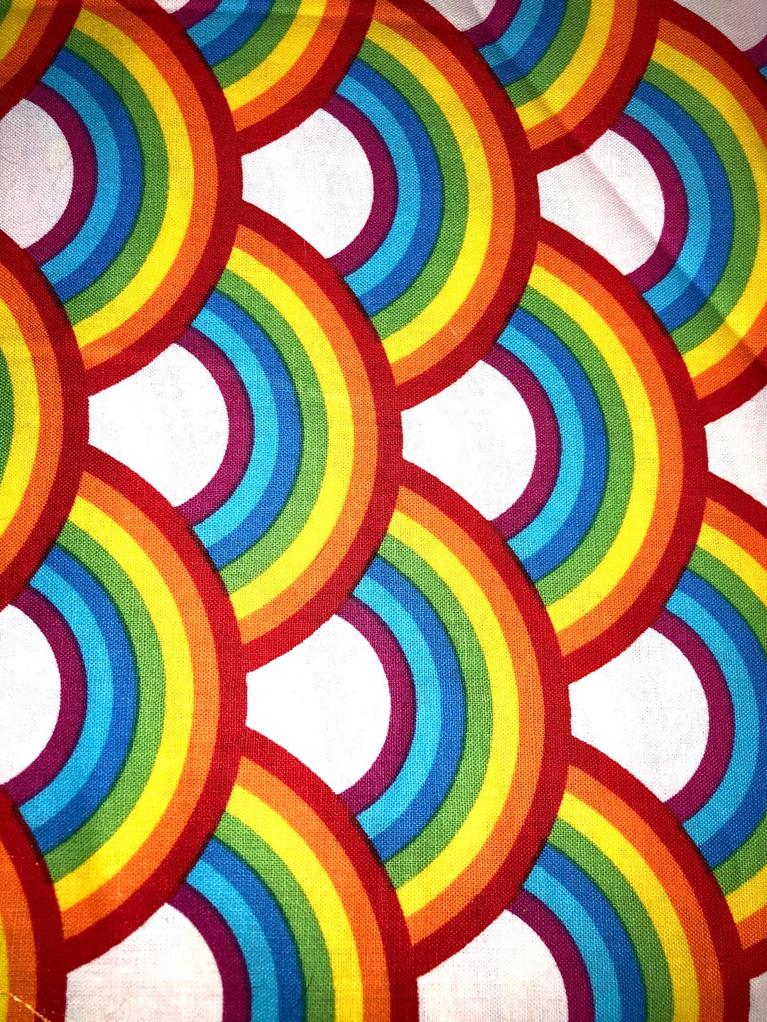 Rainbow Pride Cotton Woven Fabric 1 Yard Available Remnant Yardage - Etsy