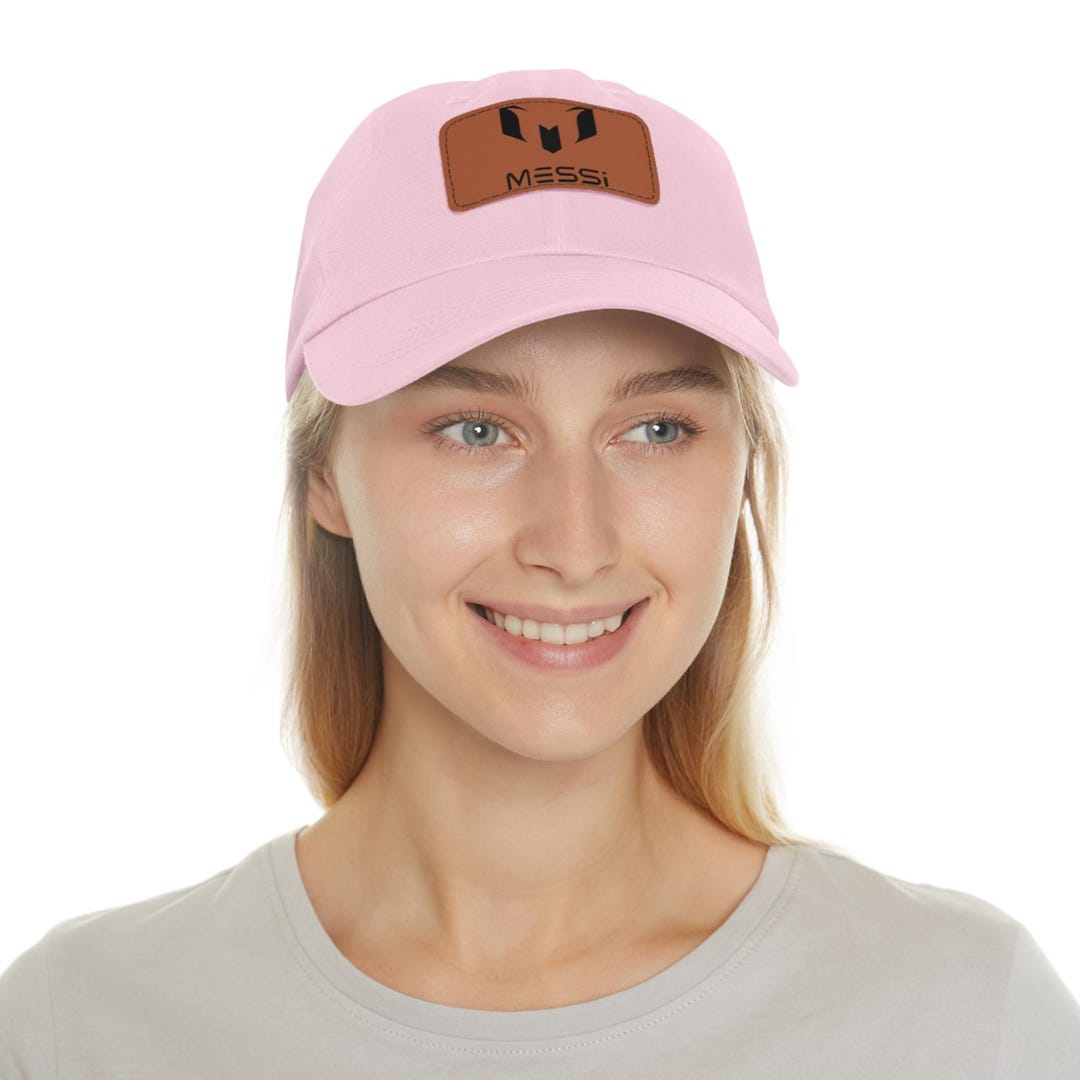 Messi Inter Miami Hat: Embroidered Soccer Cap, Pink & Black - Etsy