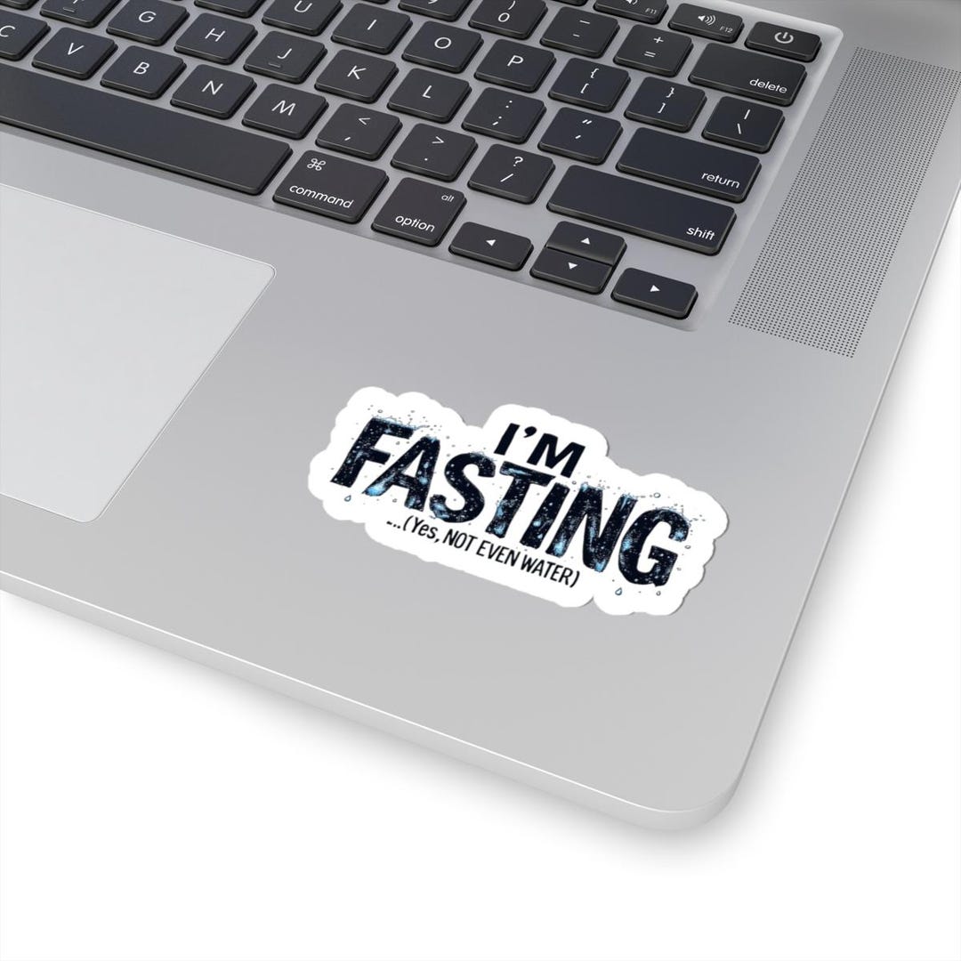 I'm Fasting Sticker | Ramadan Humor Decal, Religious Fasting Kiss-cut ...