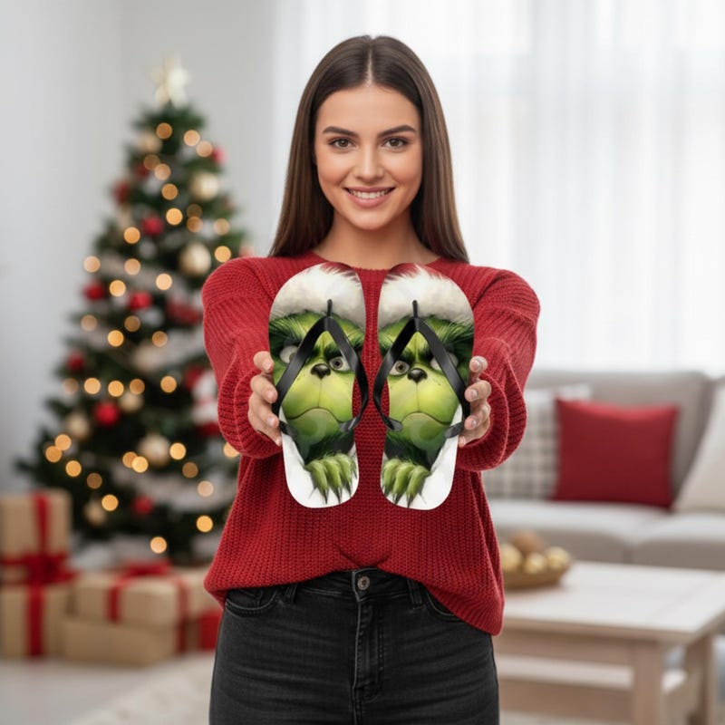 Grinch Slippers for Women - Etsy