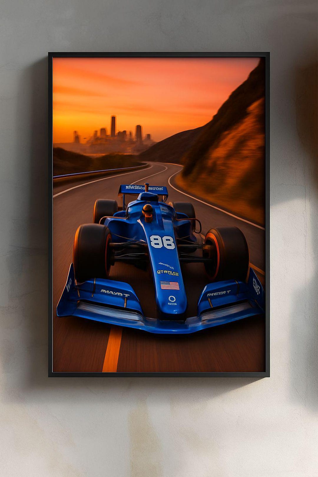 F1 Racing Poster: Formula 1 Motorsport Wall Art (digital Download) - Etsy