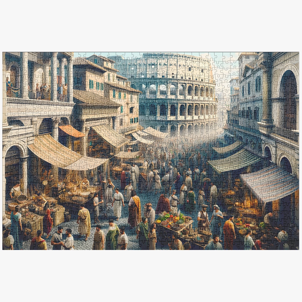 Ancient Roman Market Besides Colosseum Jigsaw Puzzle 1000 Pieces - Etsy