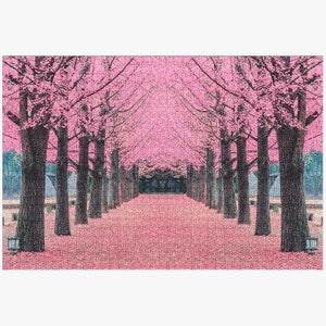 Cherry Blossom Trees - Jigsaw Puzzle 1000 Pieces - Etsy
