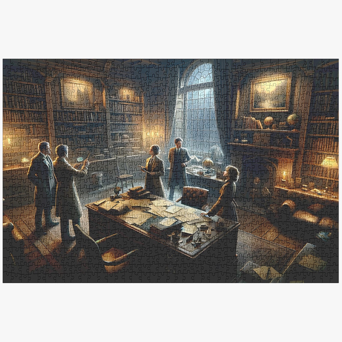 Detectives Solving the Mystery – Jigsaw Puzzle 1000 Pieces - Etsy
