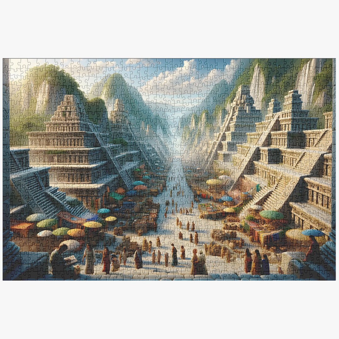 Ancient Greek Civilization City Market – Jigsaw Puzzle 1000 Pieces - Etsy