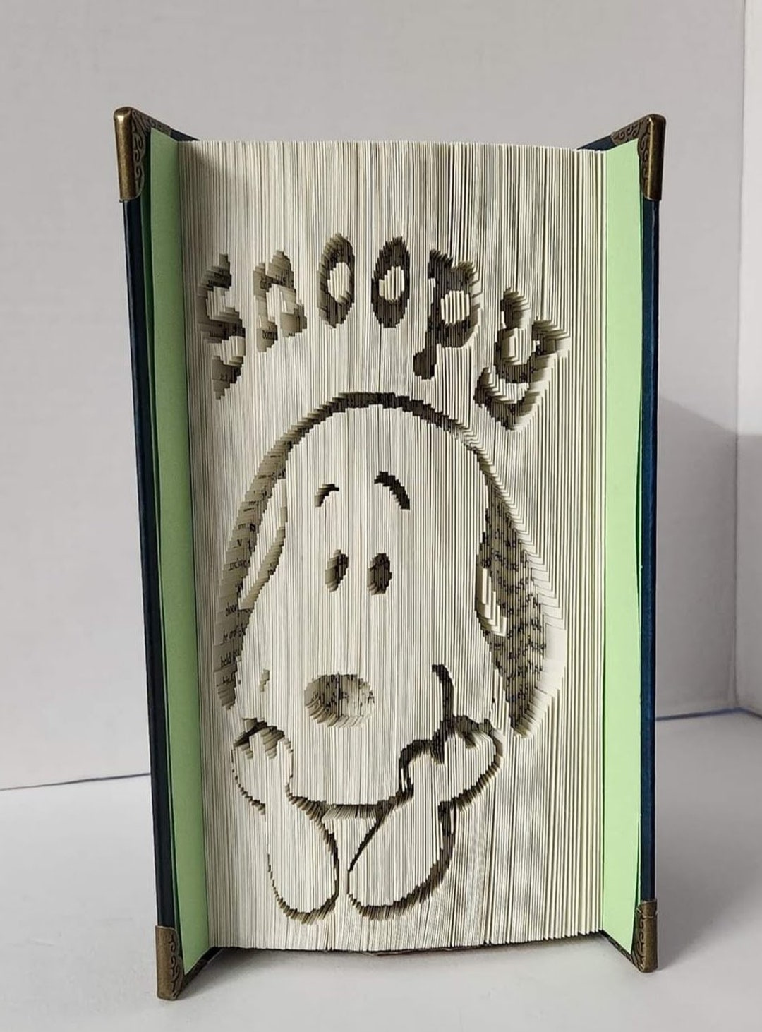 Bookfolding Pattern Snoopy Cut and Fold - Etsy