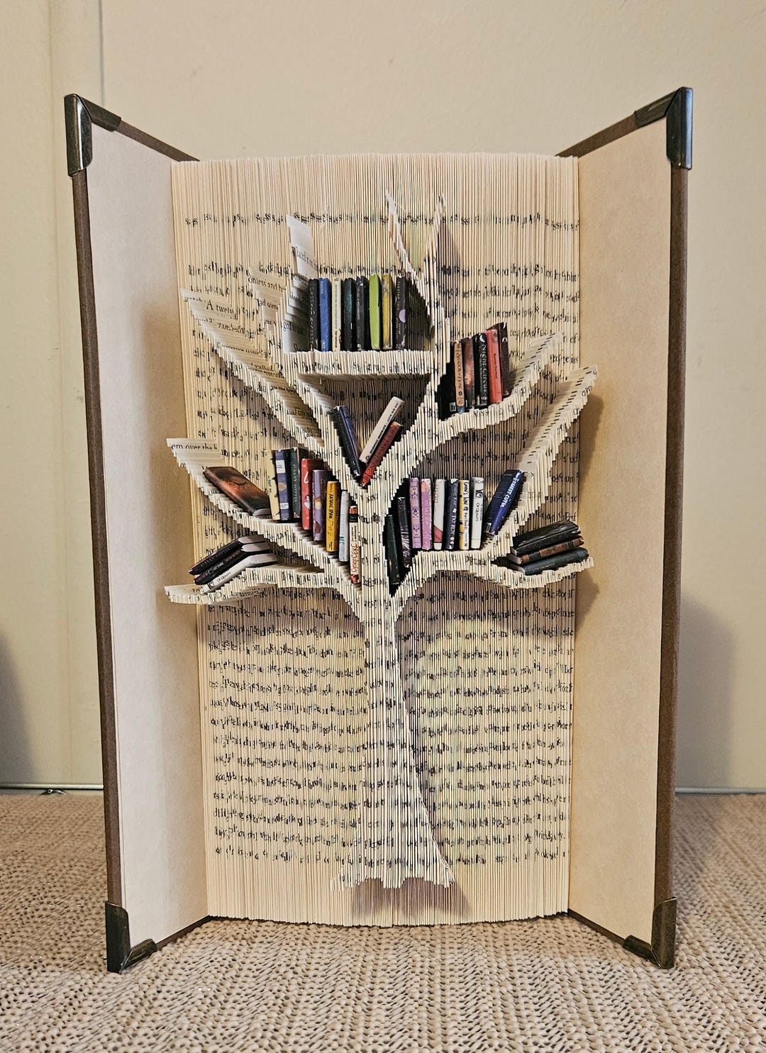 Bookfolding Pattern Cut and Fold Tree - Etsy