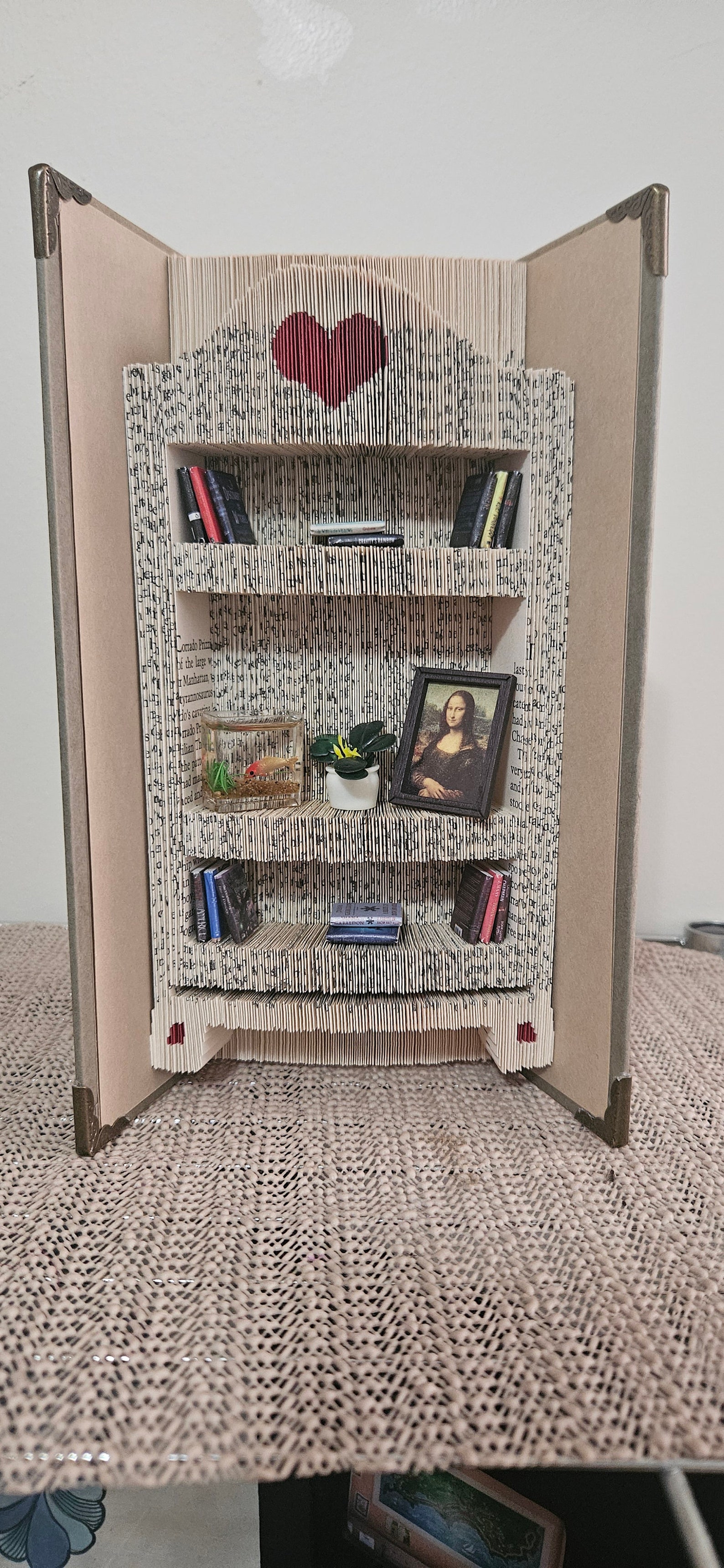 Bookfolding Pattern for Bookshelf 2 Embossed Cut and Fold - Etsy