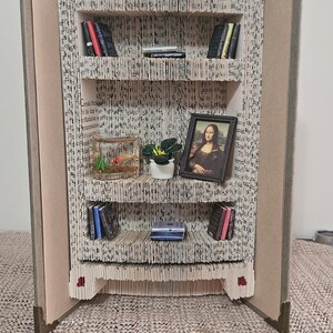 Bookfolding Pattern for Bookshelf Cut and Fold - Etsy