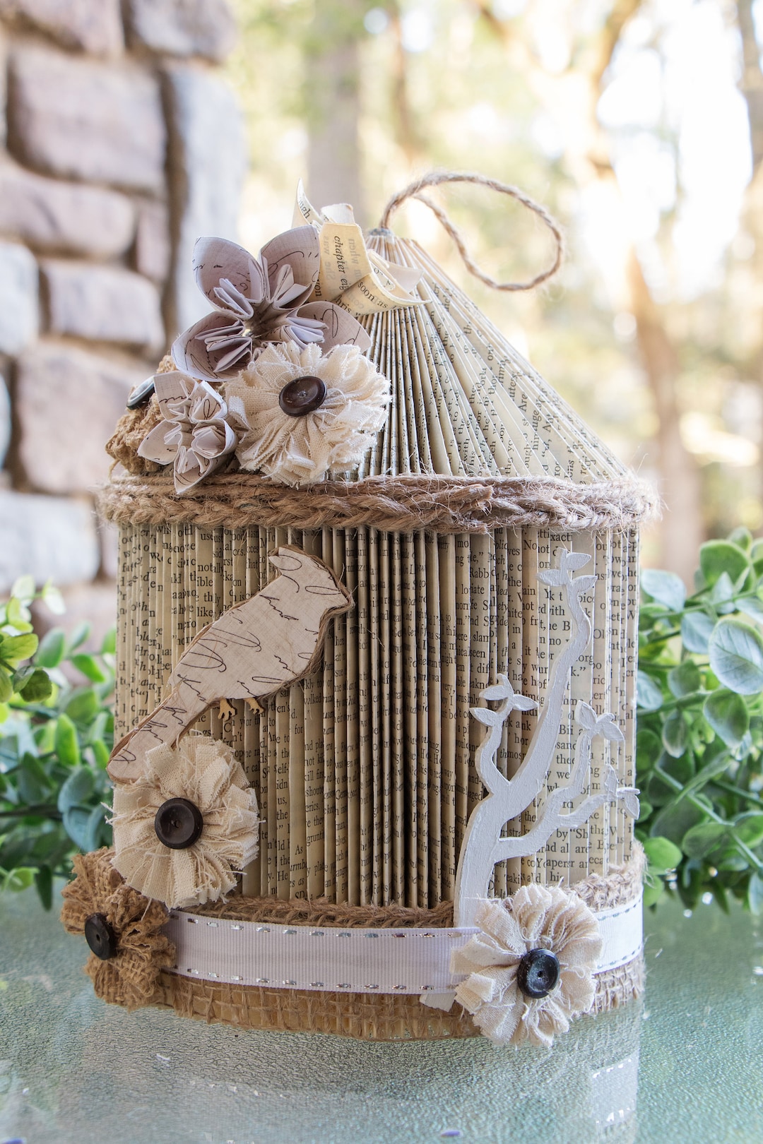 Birdhouse Book Art - Etsy