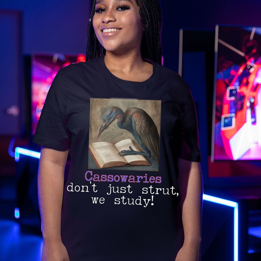 Cassowary Studies With Sandro Botticelli, Art Creature Tees, Bookish ...