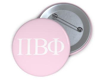 Pi Beta Phi Blue Pin Button - Etsy
