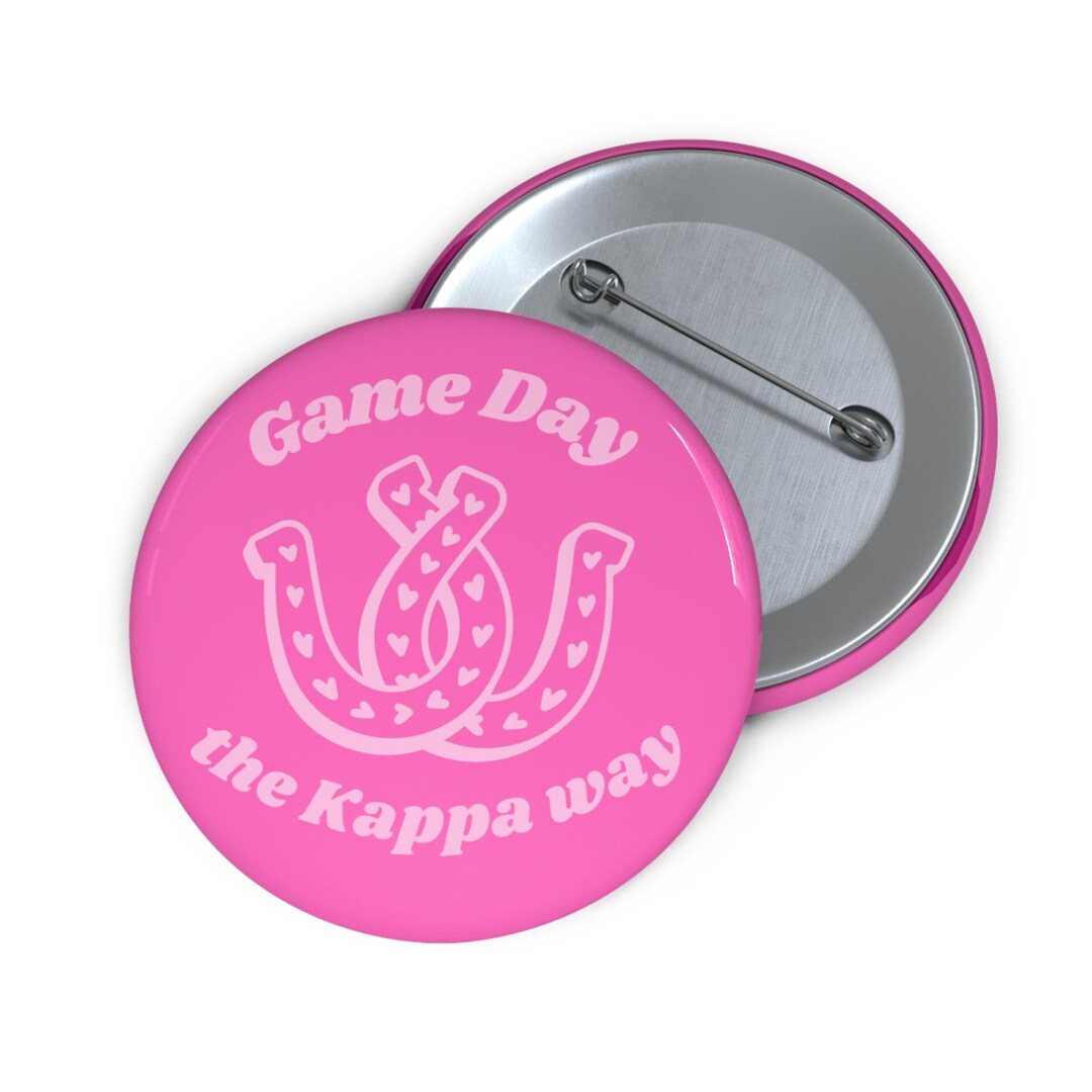 Kappa Kappa Gamma Game Day Pin Button - Etsy