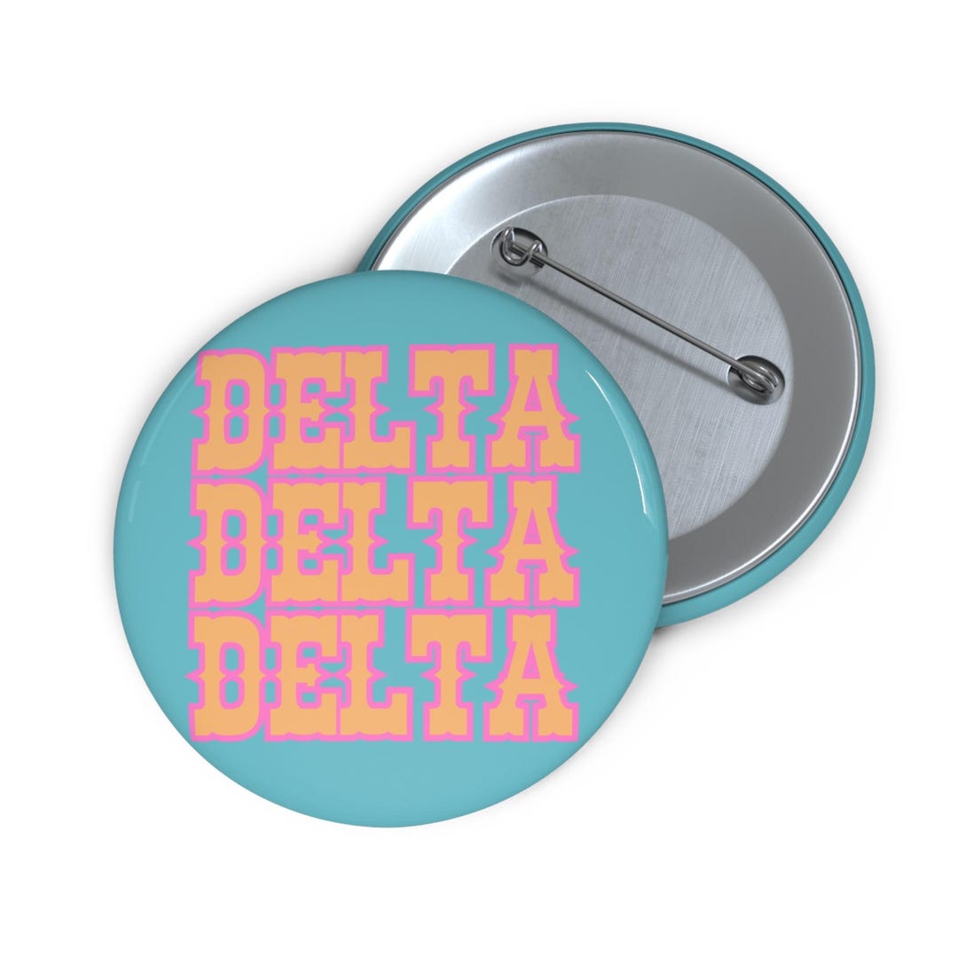 Tri Delta Western Pin Button - Etsy